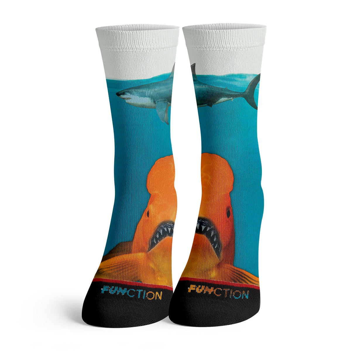 Function - Gold Fish Shark Movie Motivational Mindset Poster Fashion S – Function Socks