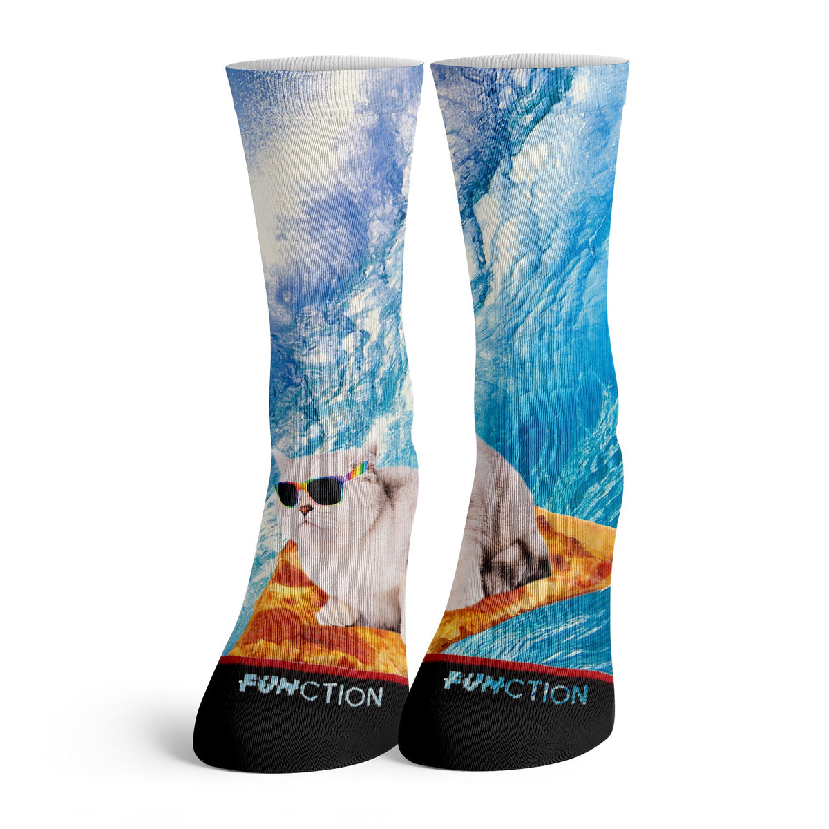 Function - Pizza Surfing Cat Fashion Sock – Function Socks