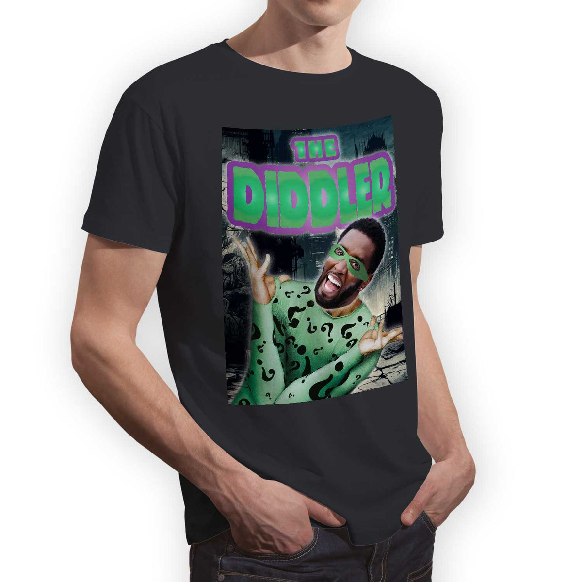 Function - Puff Diddy The Diddler Villain Enigma Scandal Adult T-Shirt ...