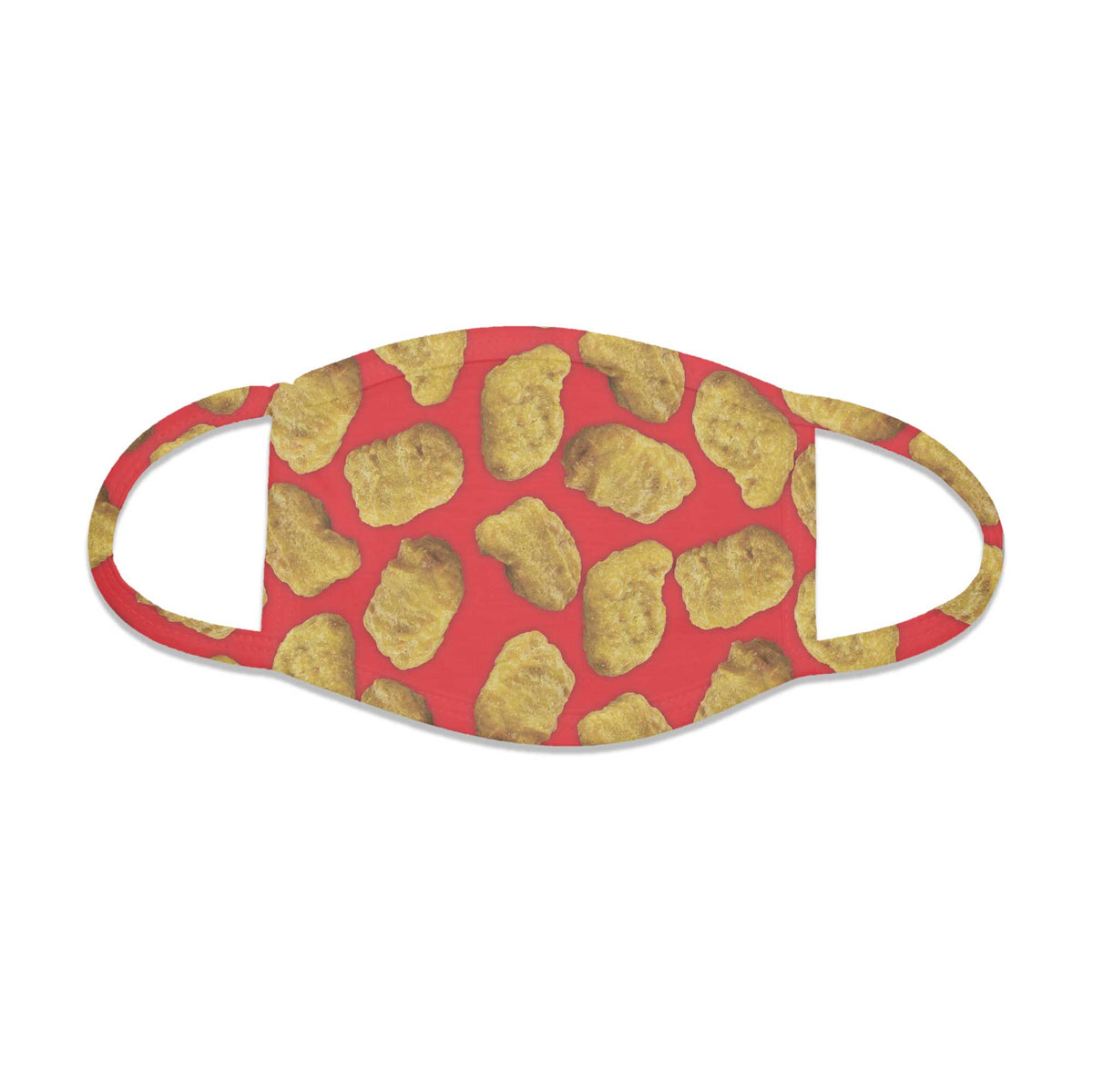 Function - Chicken Nuggets Pattern Breathable Reusable Washable Face C ...
