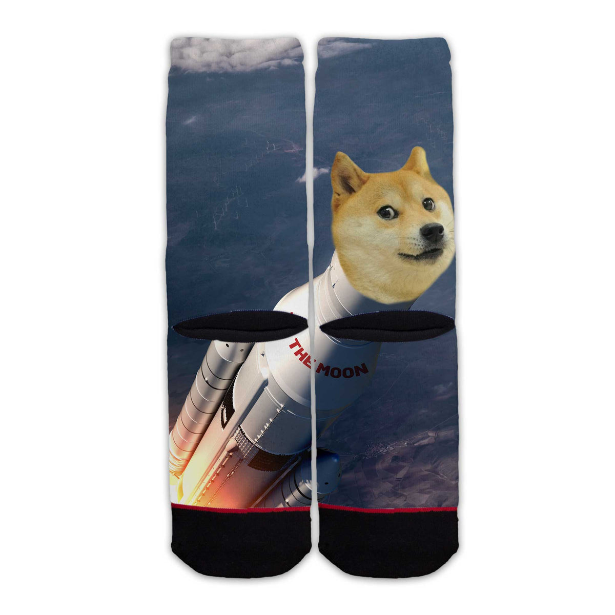 Function - Dog Coin Rocket To The Moon Meme Stock Rocketship Crypto Cu ...