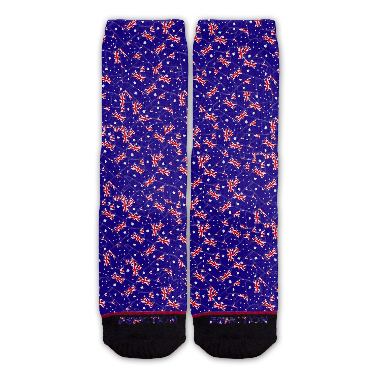 Function - Australian Flag Repeating Pattern Fashion Sock – Function Socks