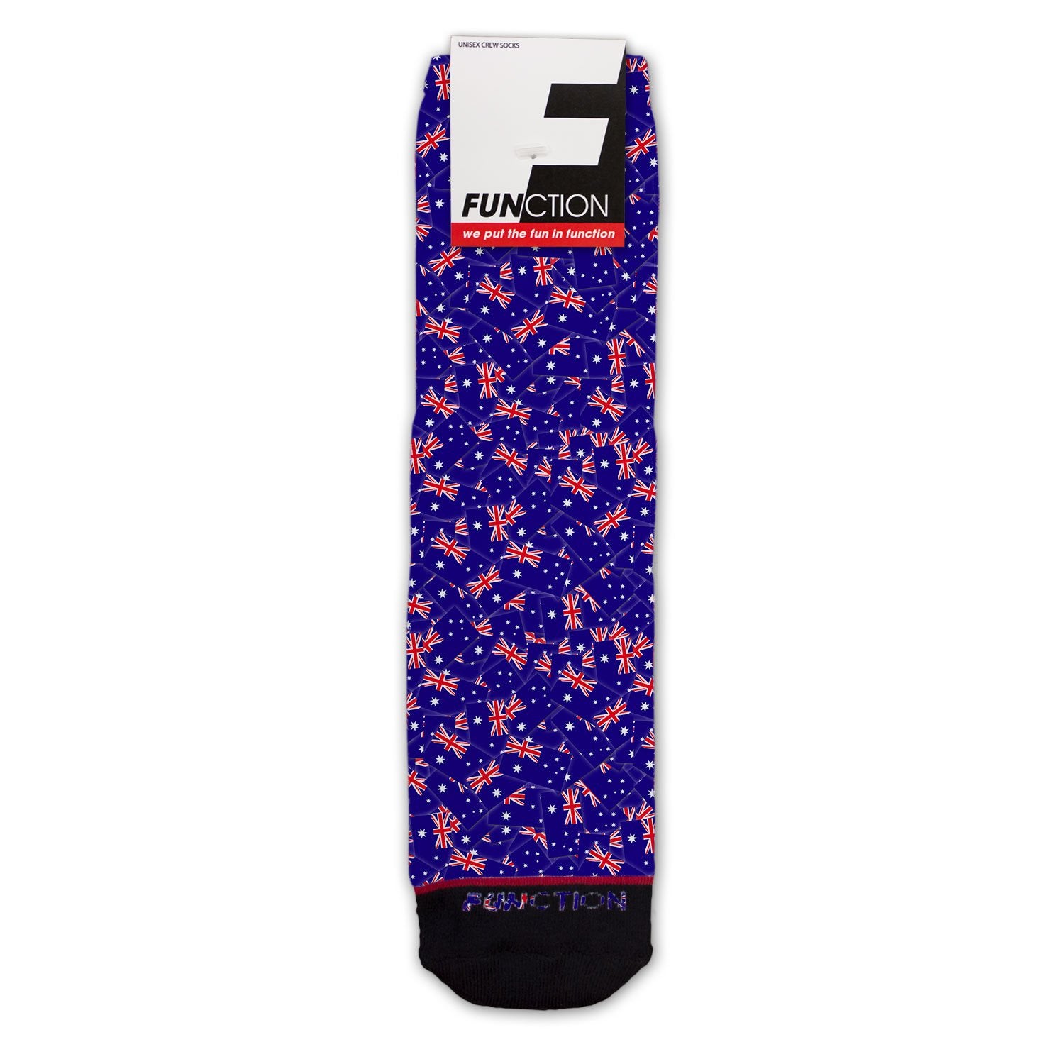 Function - Australian Flag Repeating Pattern Fashion Sock – Function Socks