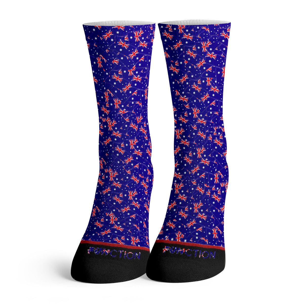 Function - Australian Flag Repeating Pattern Fashion Sock – Function Socks