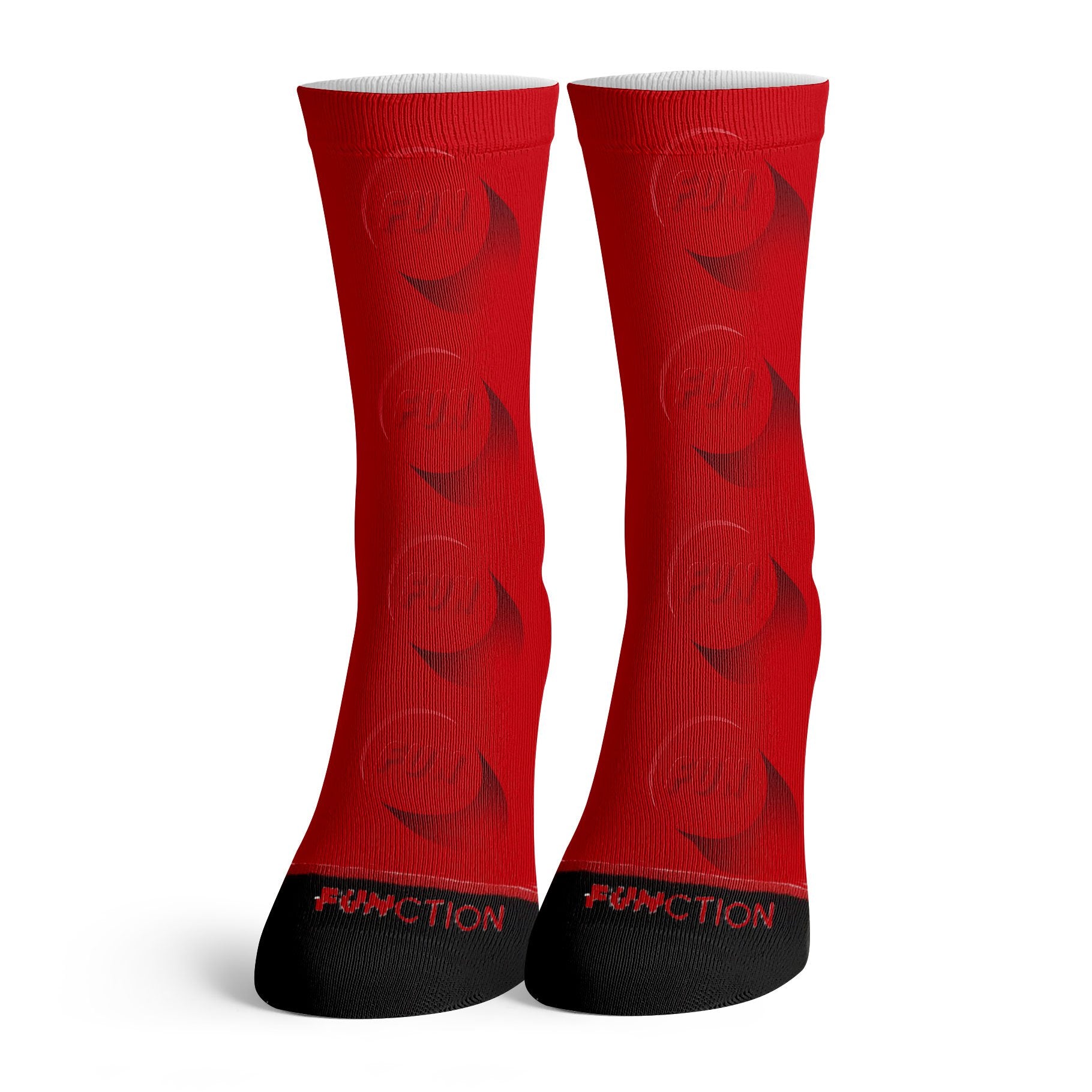 Function - Brick Toy Piece Red Fashion Socks – Function Socks