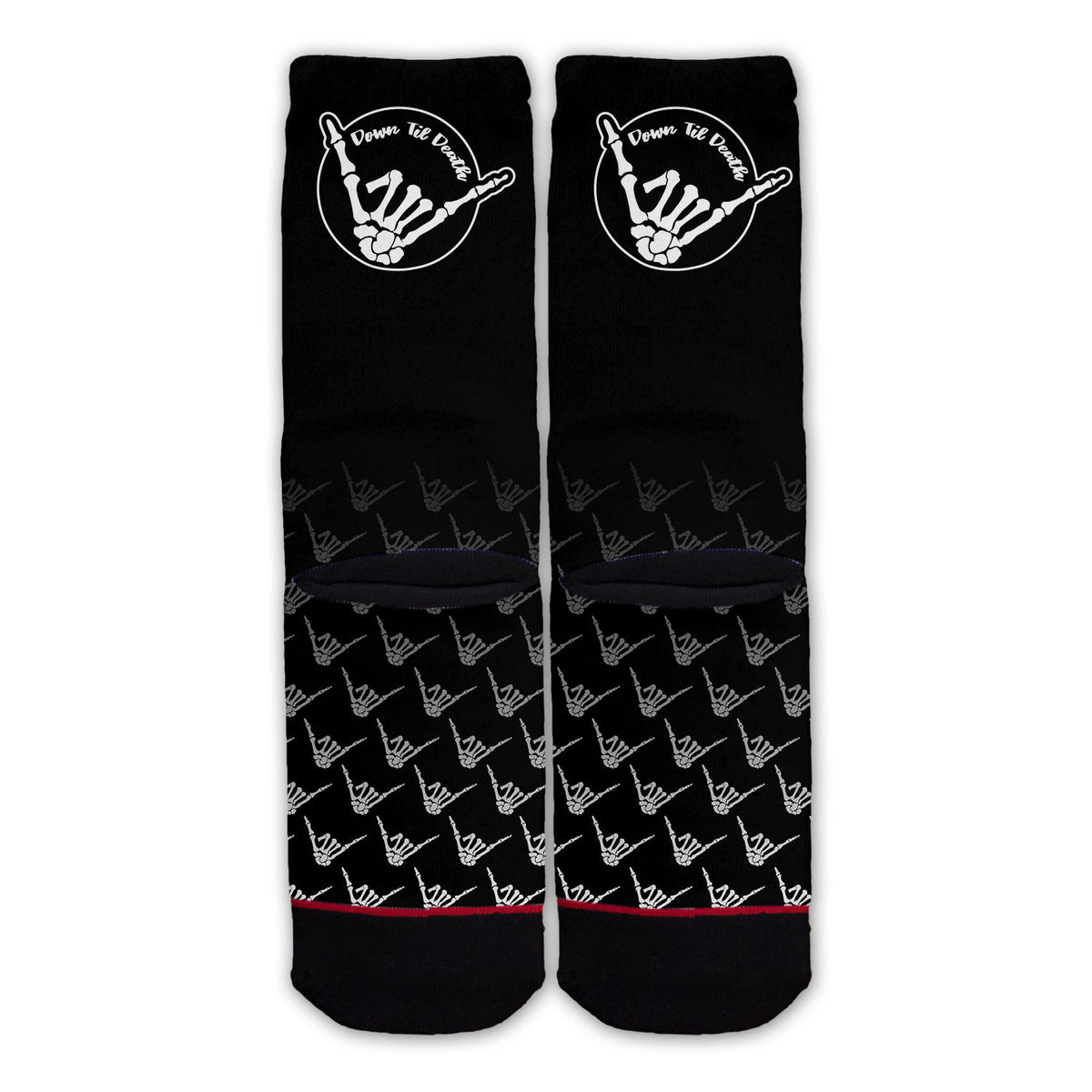 Function - Down TIl Death Skeleton Shaka Fashion Socks – Function Socks