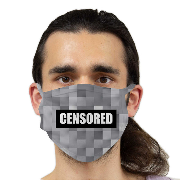 Function - Pixelated Censor Bar Face Mask Censored Beep Swear ...