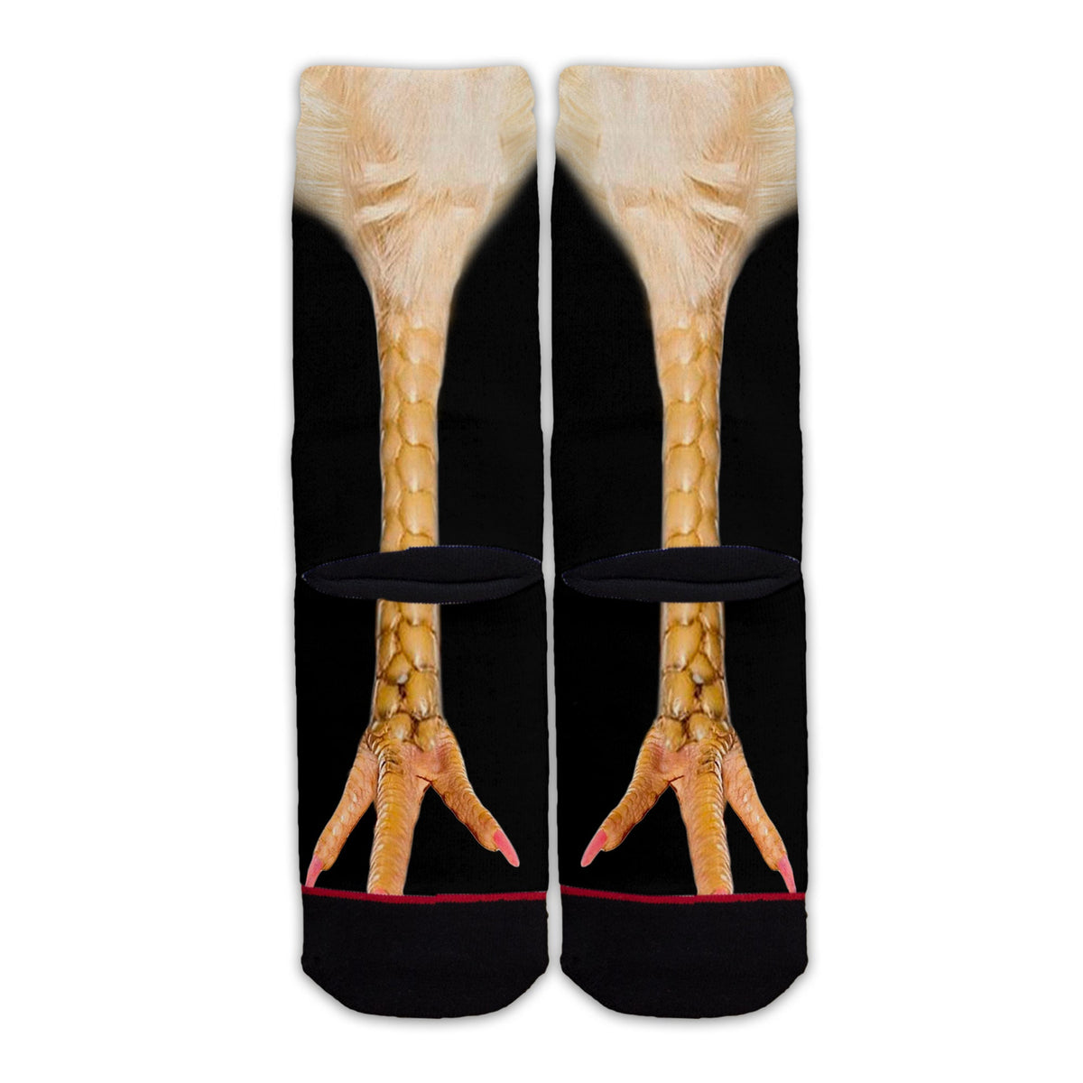 Function - Realistic Chicken Leg Adult Fashion Socks Funny Joke Feet ...