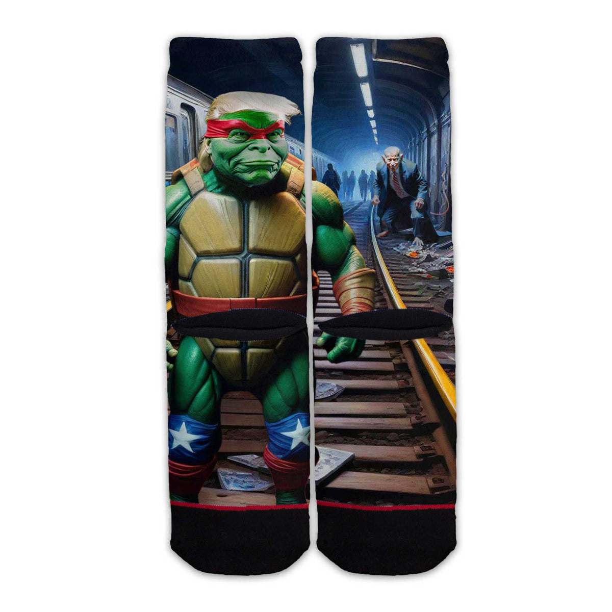 Function - Teenage Mutant Donald Trump Unisex Adult Crew Socks Preside ...