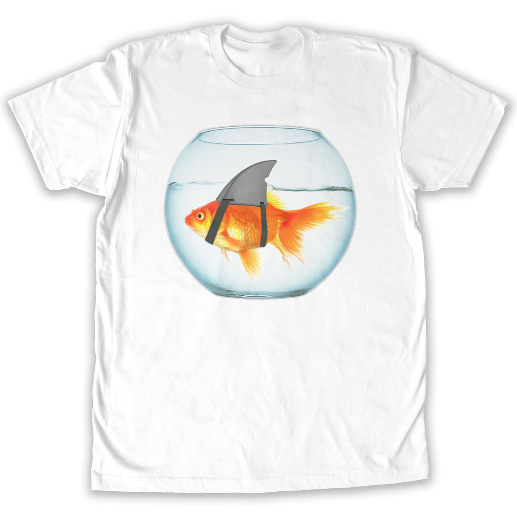 Function - Goldfish Shark Men's Fashion T-Shirt Black – Function Socks