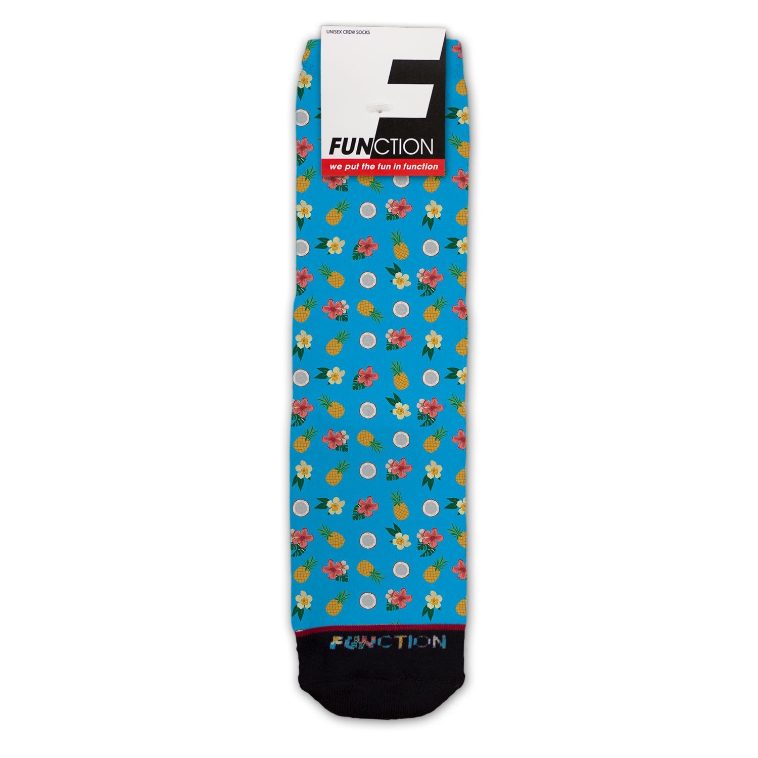 Function - Blue Tropical Pattern Fashion Sock – Function Socks