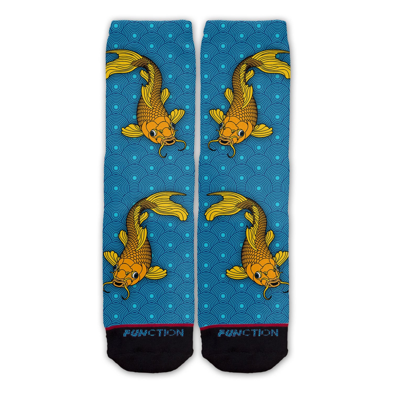 Function - Koi Fish Japanese Wave Pattern Sock – Function Socks