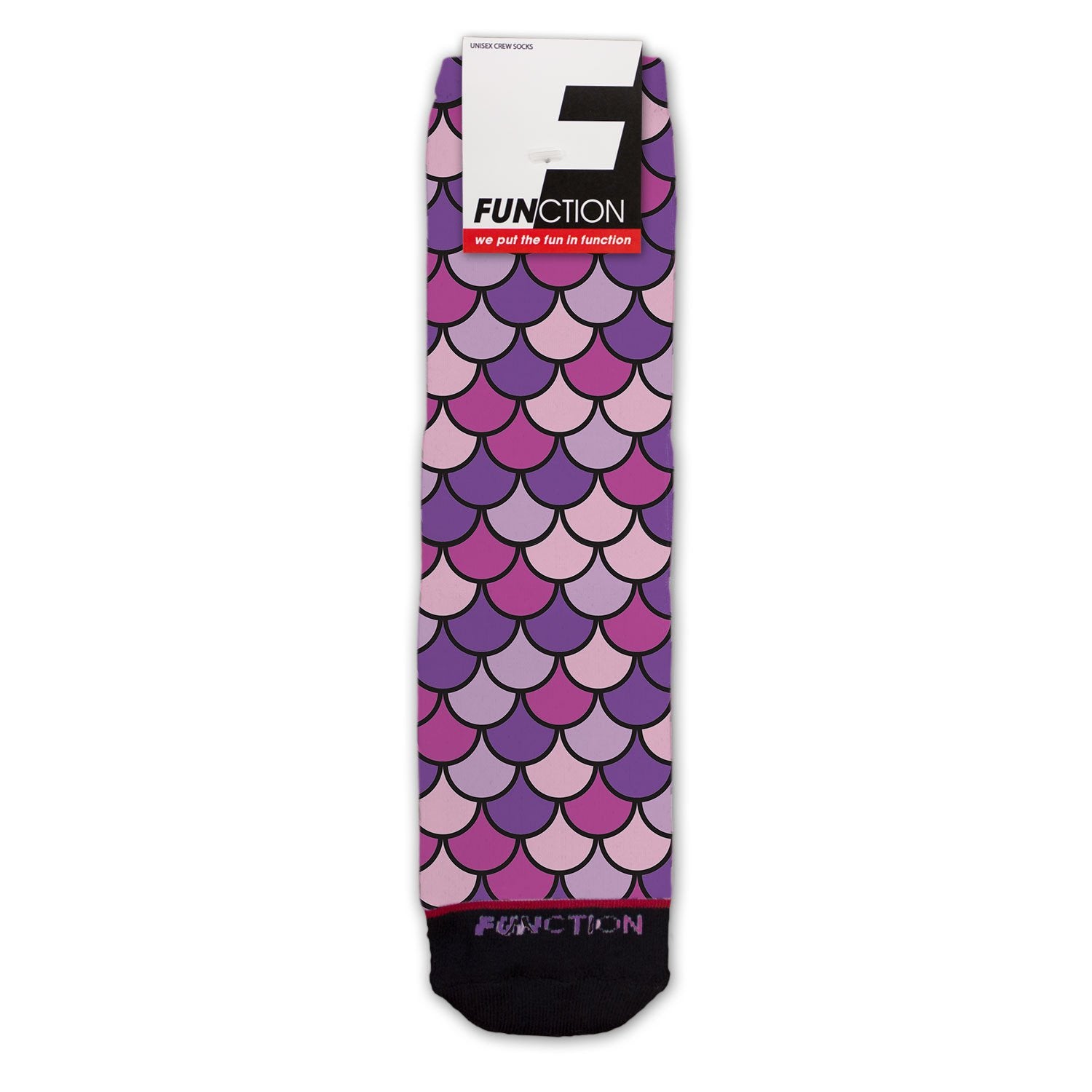 Function - Mermaid Scales Purple Fashion Socks – Function Socks