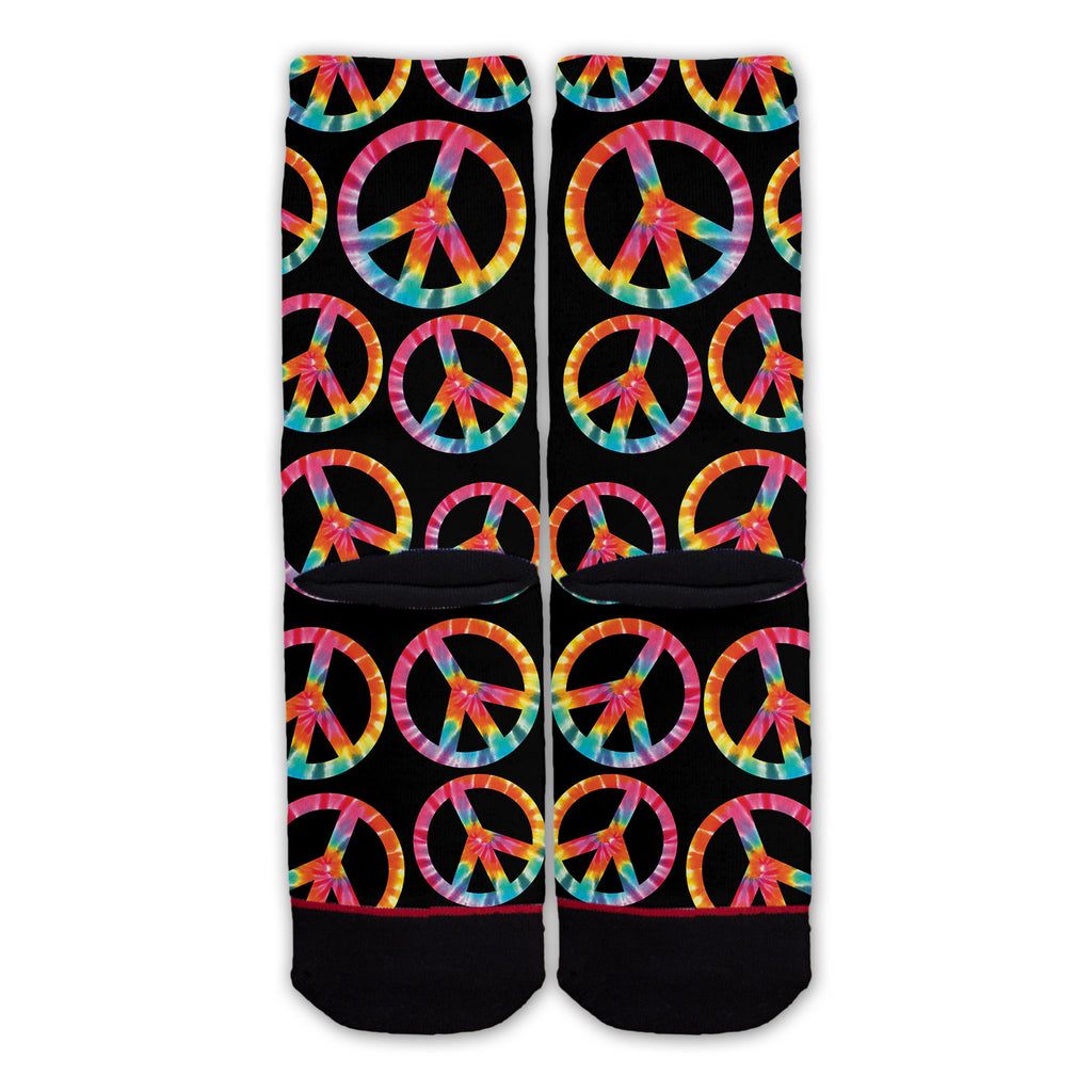 Function - Tie Dye Peace Signs Fashion Socks – Function Socks