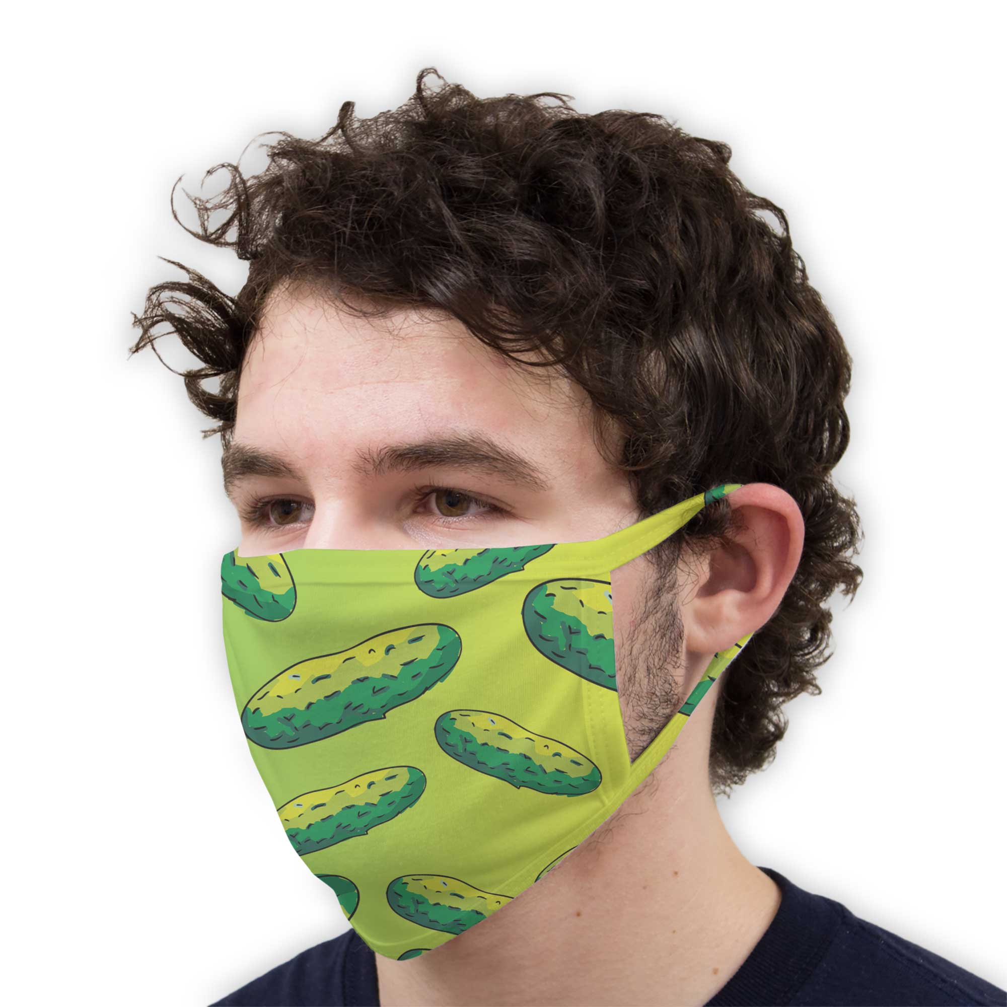 Function - Pickle Pattern Breathable Reusable Washable Face Cover Mask ...