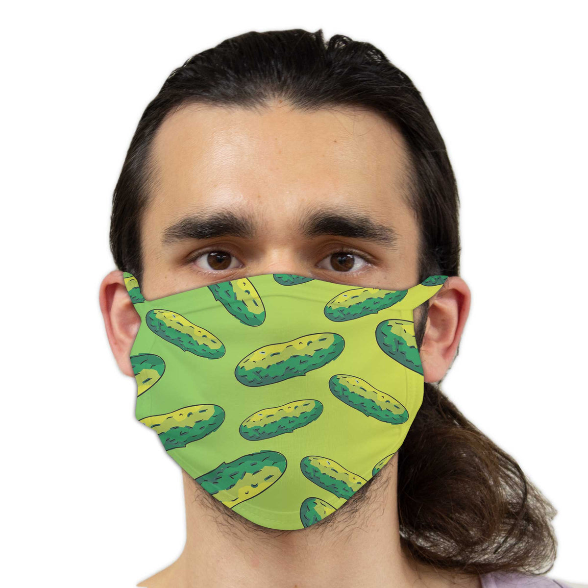 Function - Pickle Pattern Breathable Reusable Washable Face Cover Mask ...