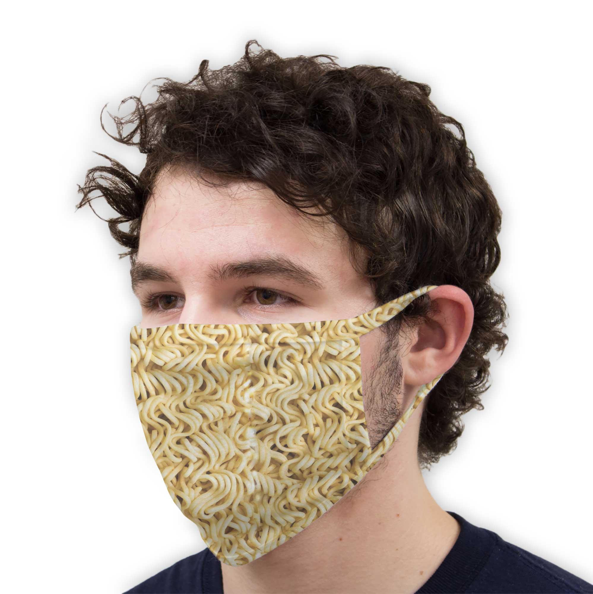 Function - Realistic Ramen Noodles Food Pattern Breathable Reusable Wa ...