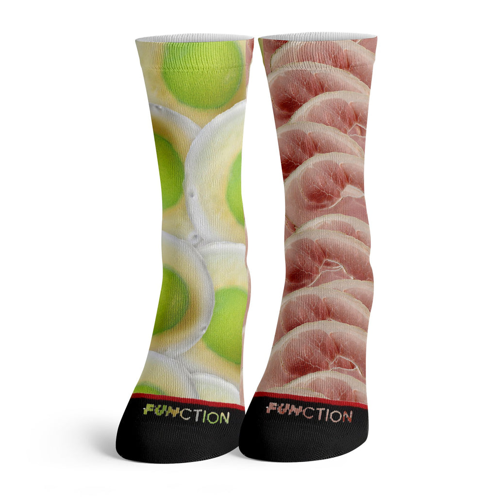 Function Socks - St. Patrick's Day Green Eggs and Ham Fashion Sock