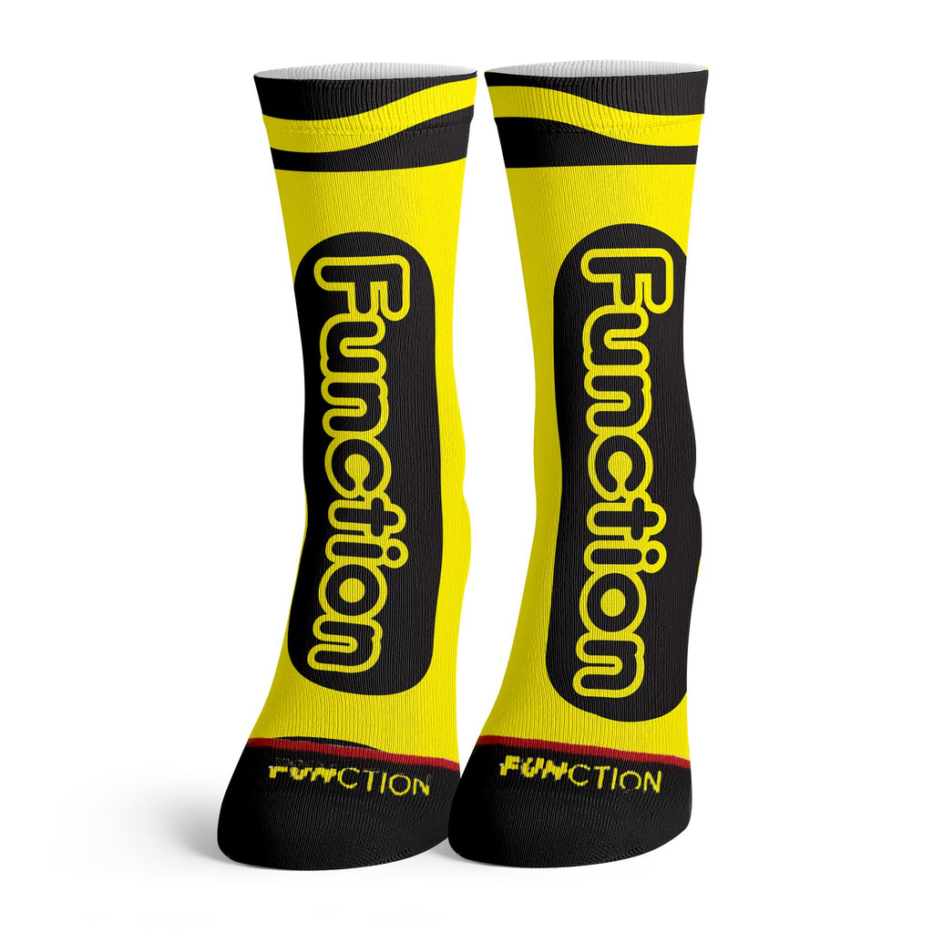 Function - Yellow Crayon Fashion Socks – Function Socks
