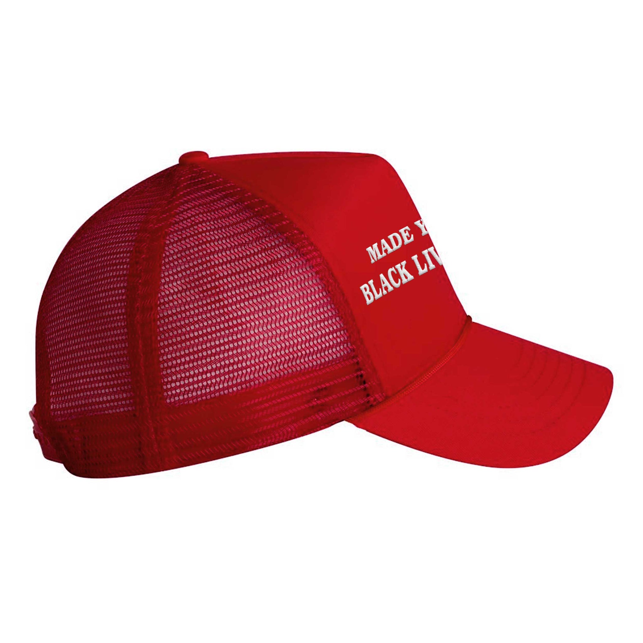 Function - Made You Look Black Lives Matter Red Mesh Hat – Function Socks