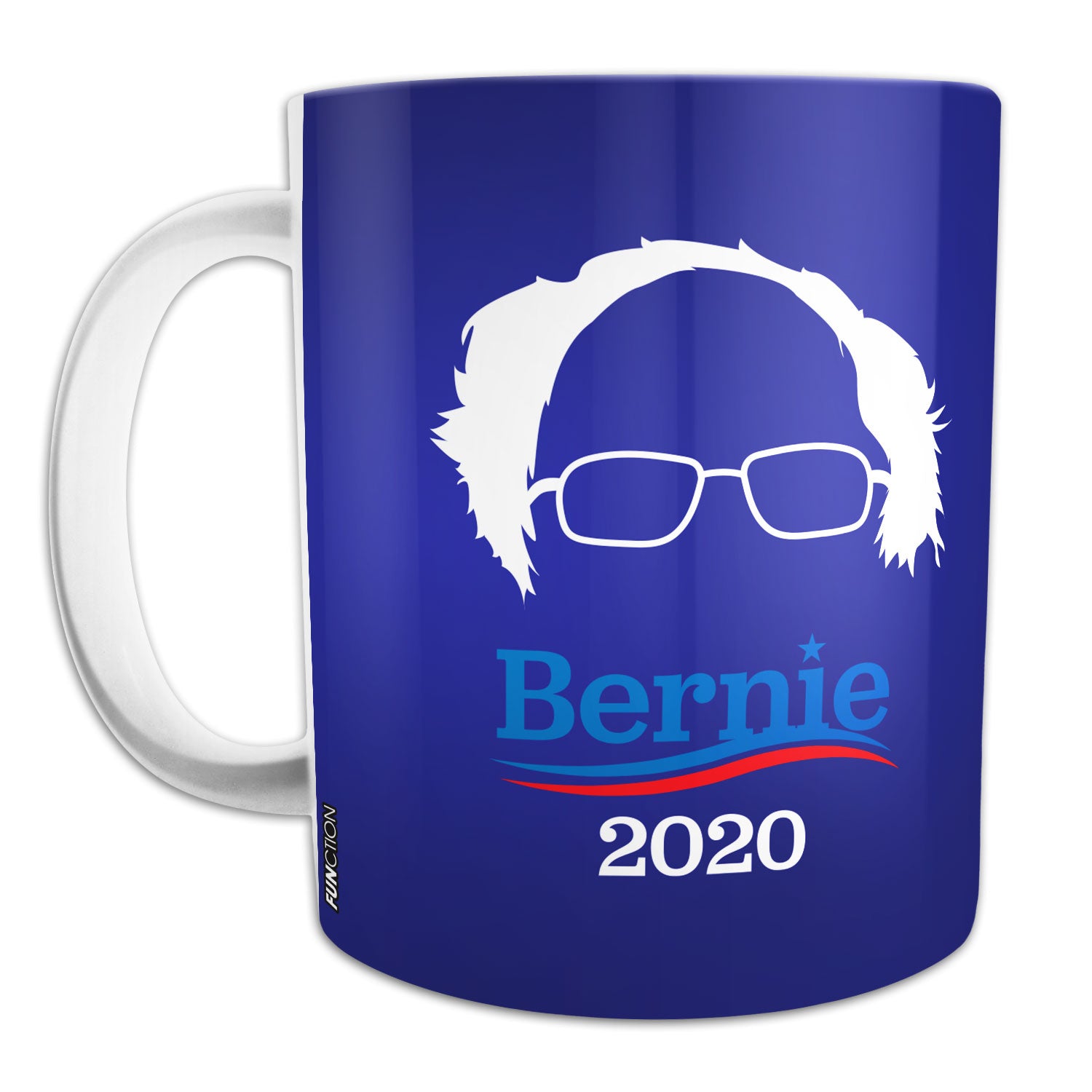Function - Bernie Sanders 2020 Silhouette Hair 11 oz Ceramic Coffee Mu ...