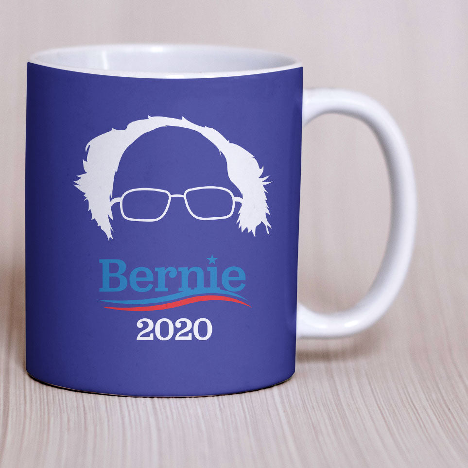 Function - Bernie Sanders 2020 Silhouette Hair 11 oz Ceramic Coffee Mu ...