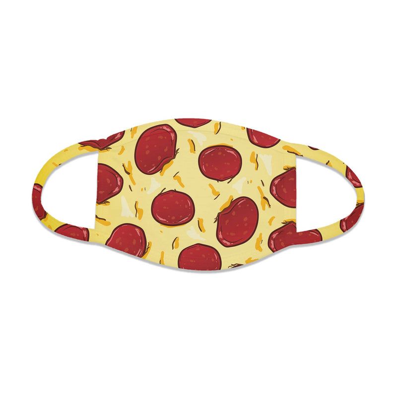 Function - Cartoon Pizza Face Mask Pepperoni Food Slice Breathable ...